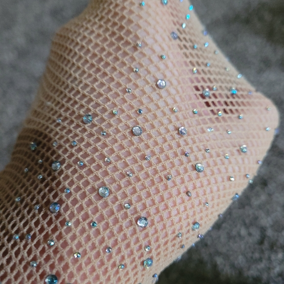 Boutique Glam | Intimates & Sleepwear | Rhinestone Stocking Tights Xxs ...
